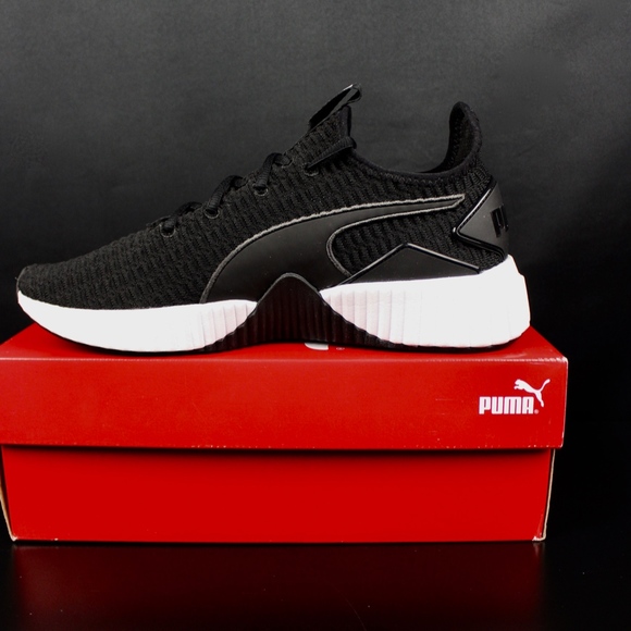 Puma | Shoes | Puma Black White Defy Mens Athletic Shoes | Poshmark